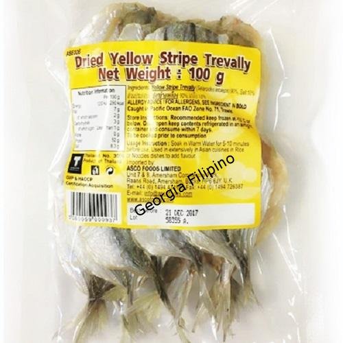 Asean Seas Dried Yellow Stripe Trevally | Georgia's Filipino Shop